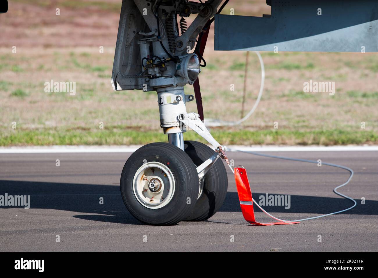 Aircraft landing gear closeup from a Panavia Tornado on the ground by ...