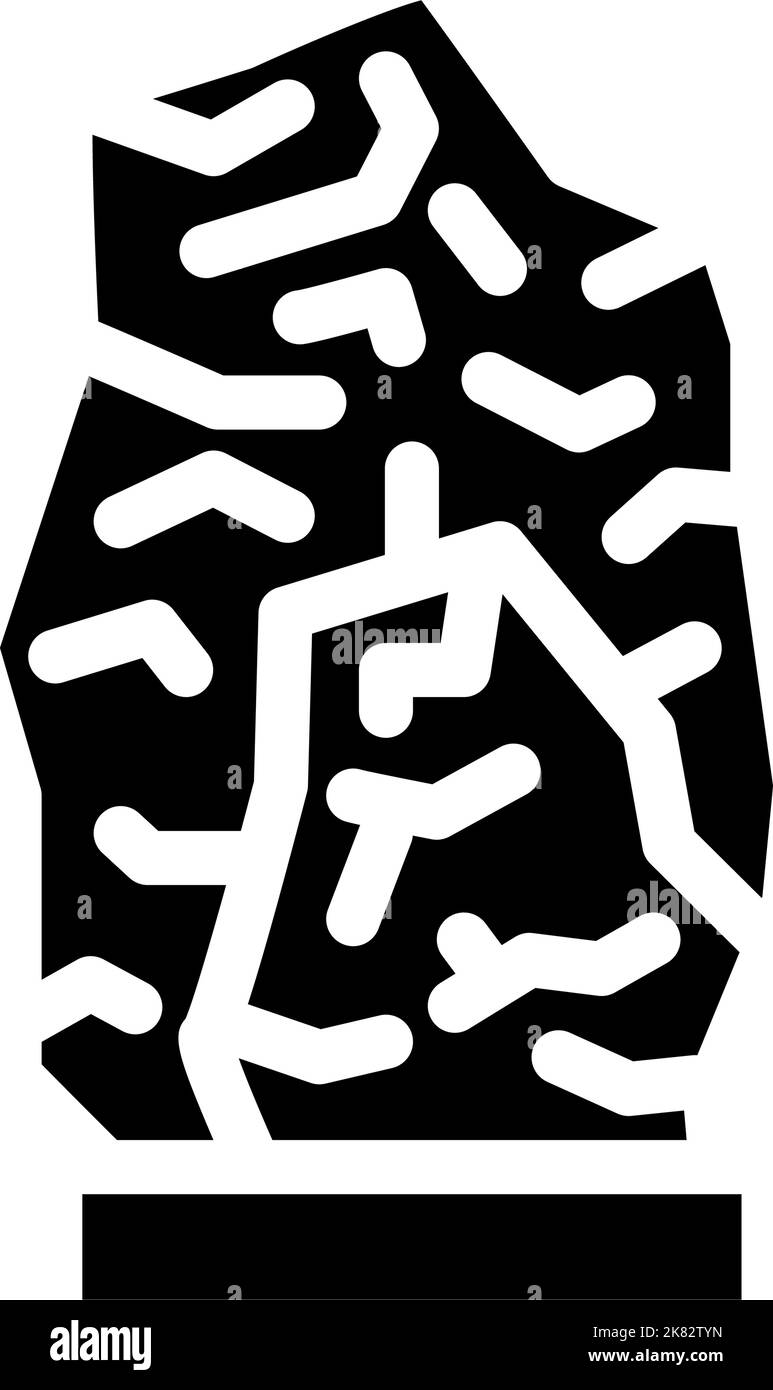 salt cave glyph icon vector illustration Stock Vector Image & Art - Alamy