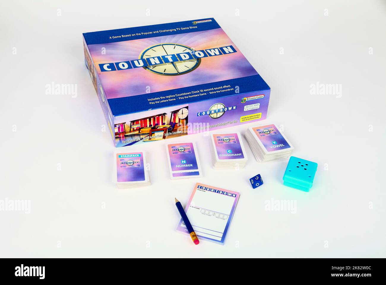 CH4 Countdown words and numbers game based on the TV show Stock Photo ...