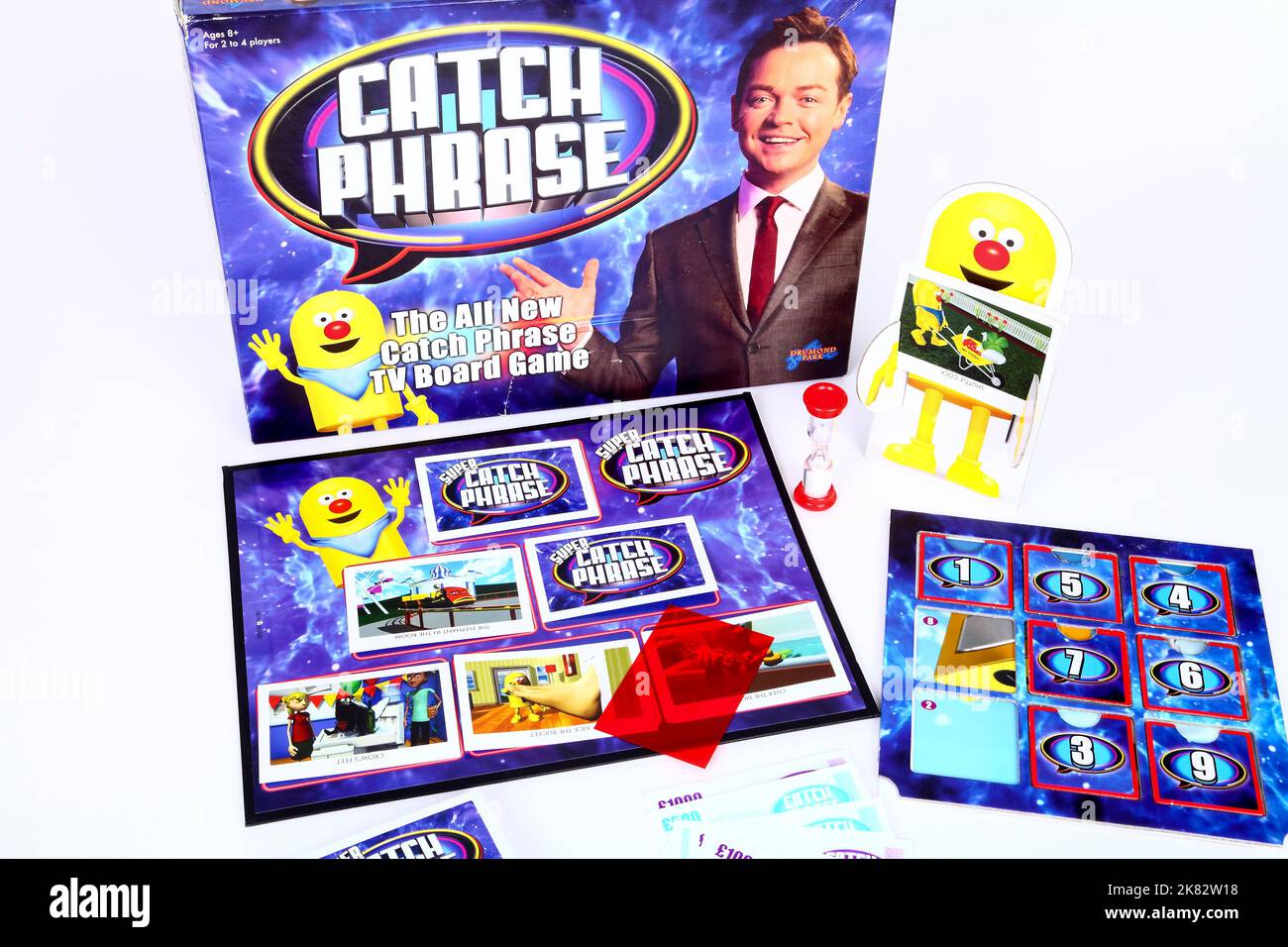 Family board game based on the ITV show Catch Phrase Stock Photo - Alamy