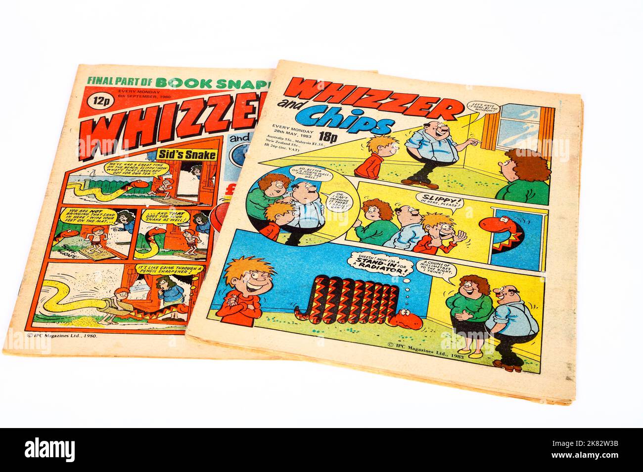 Reading comic 1980s hi-res stock photography and images - Alamy