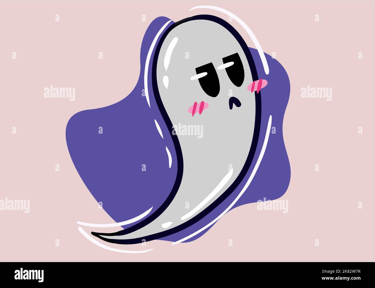Vector illustration of cartoon ghost Stock Vector Image & Art - Alamy