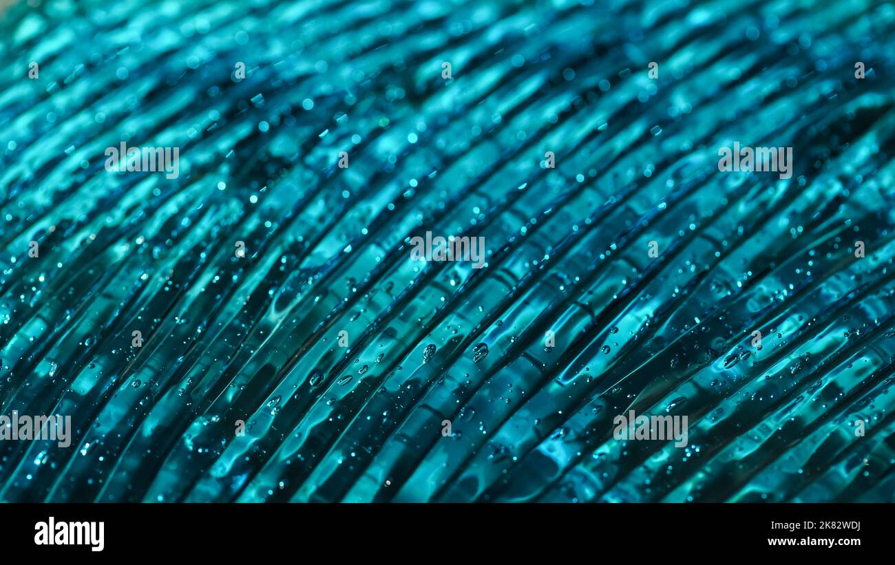 Close up view of blue textured hydrogel background Stock Photo - Alamy