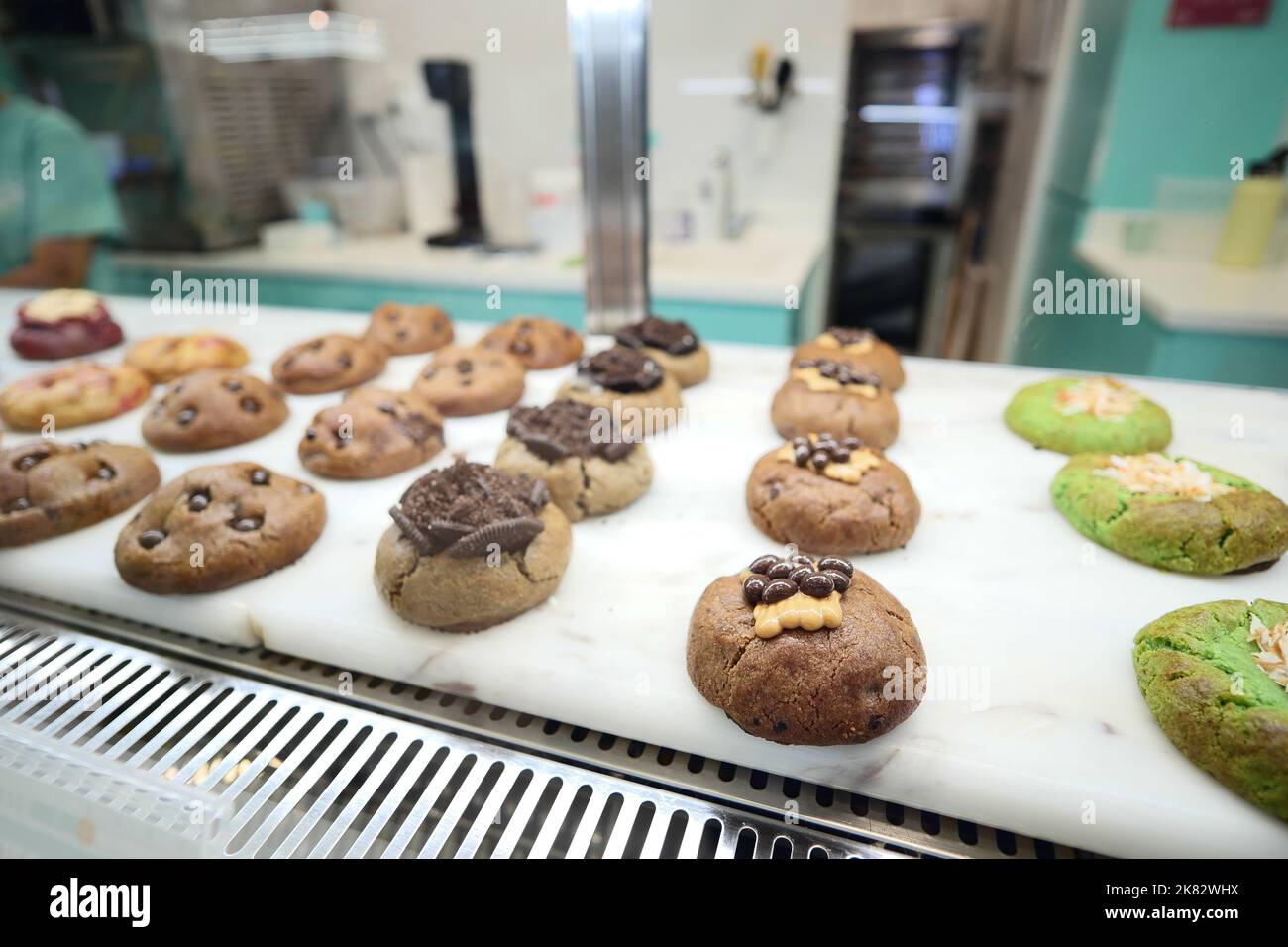 chocolate cookies display for sale local store in singapore Stock Photo ...