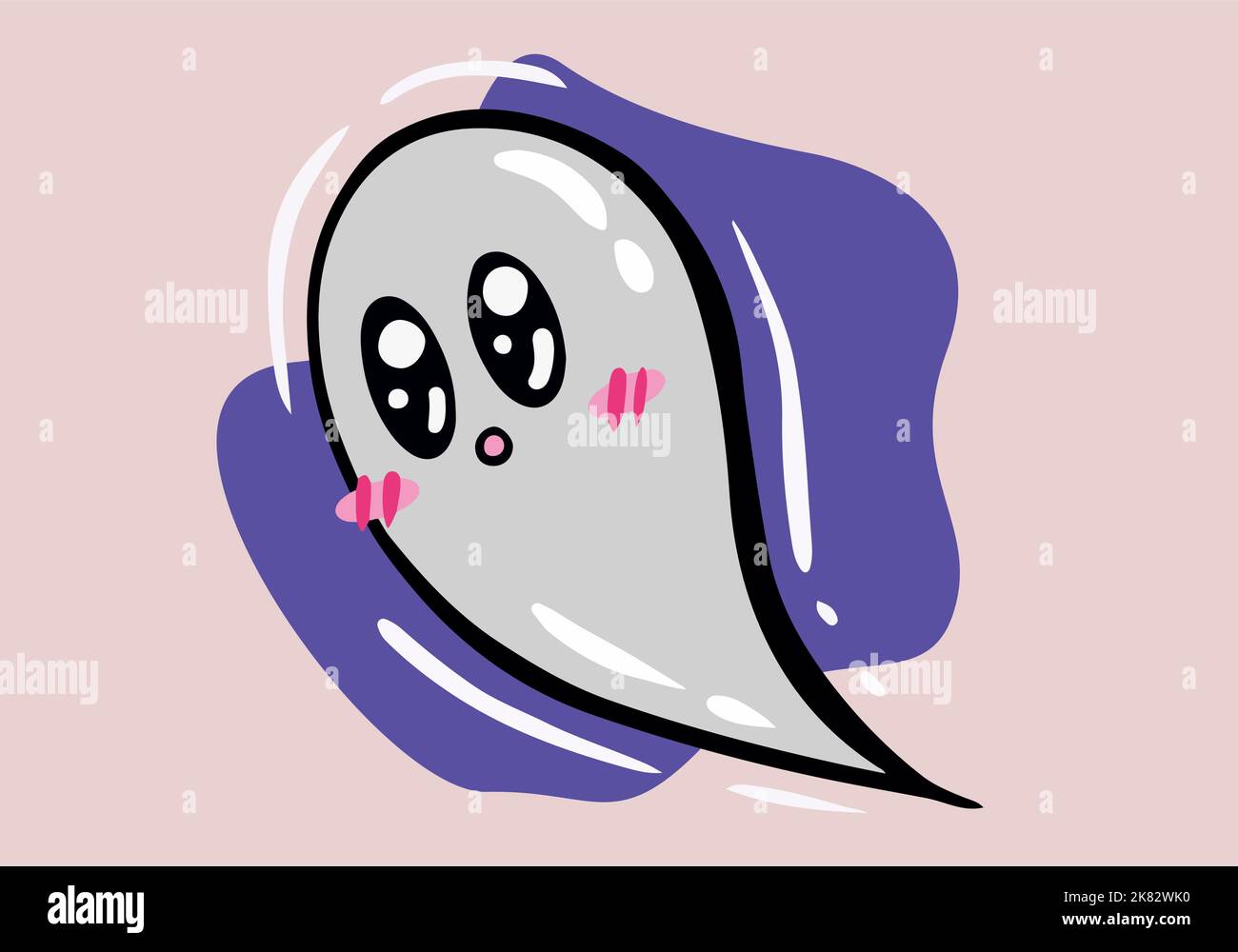 Vector illustration of cartoon ghost Stock Vector Image & Art - Alamy