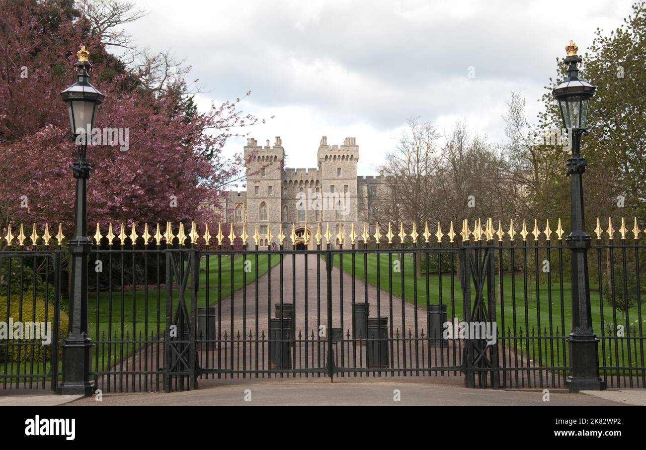 Windsor Castle (Rear Entrance), Windsor, Berkshire, UK. Work on this ...