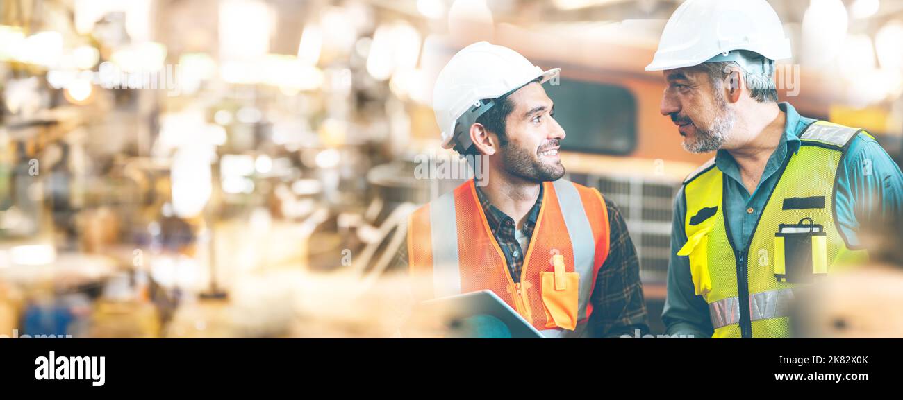 professional engineer or technician foreman team with safety helmet are ...