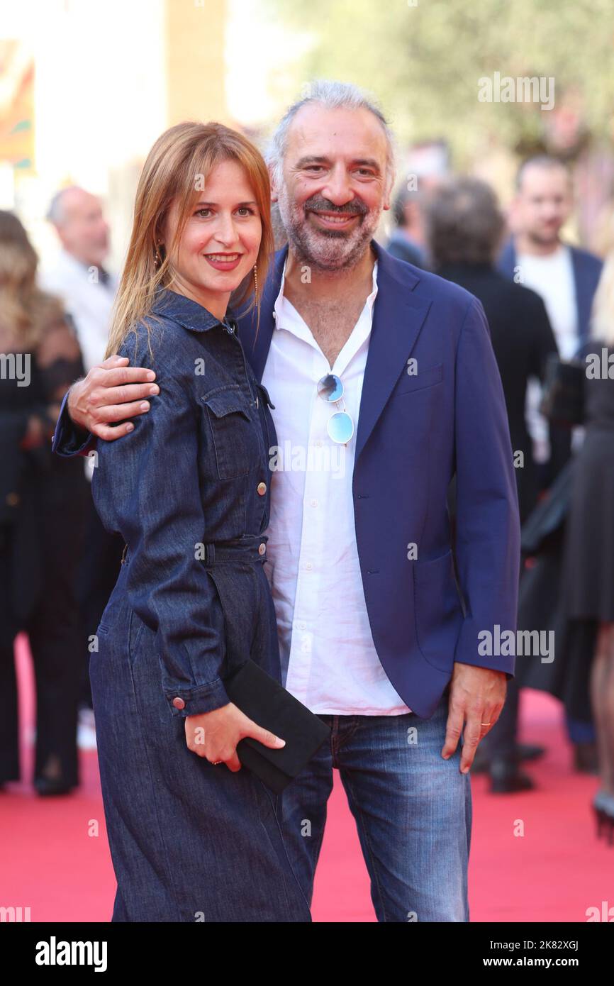 Rome, Italy. 20th Oct, 2022. (l) Valentina Cenni and (r) Stefano ...