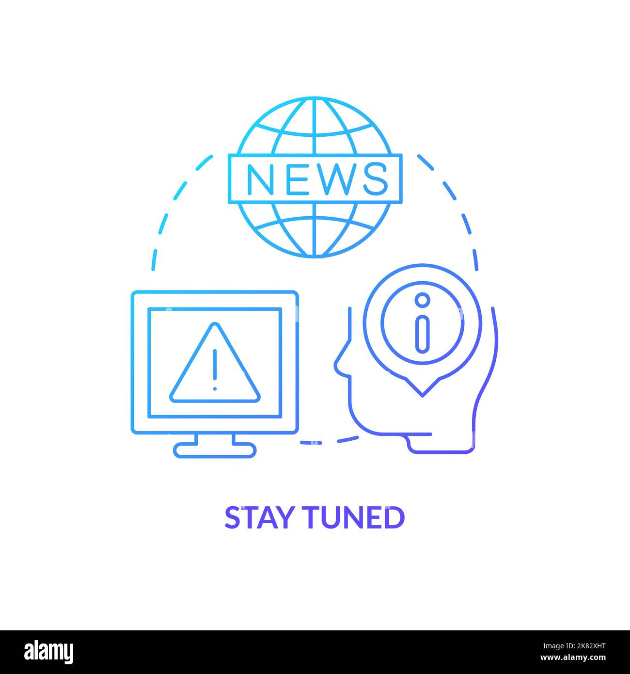 Stay tuned blue gradient concept icon Stock Vector Image & Art - Alamy Stay tuned blue gradient concept icon Stock Vector Image & Art - Alamy