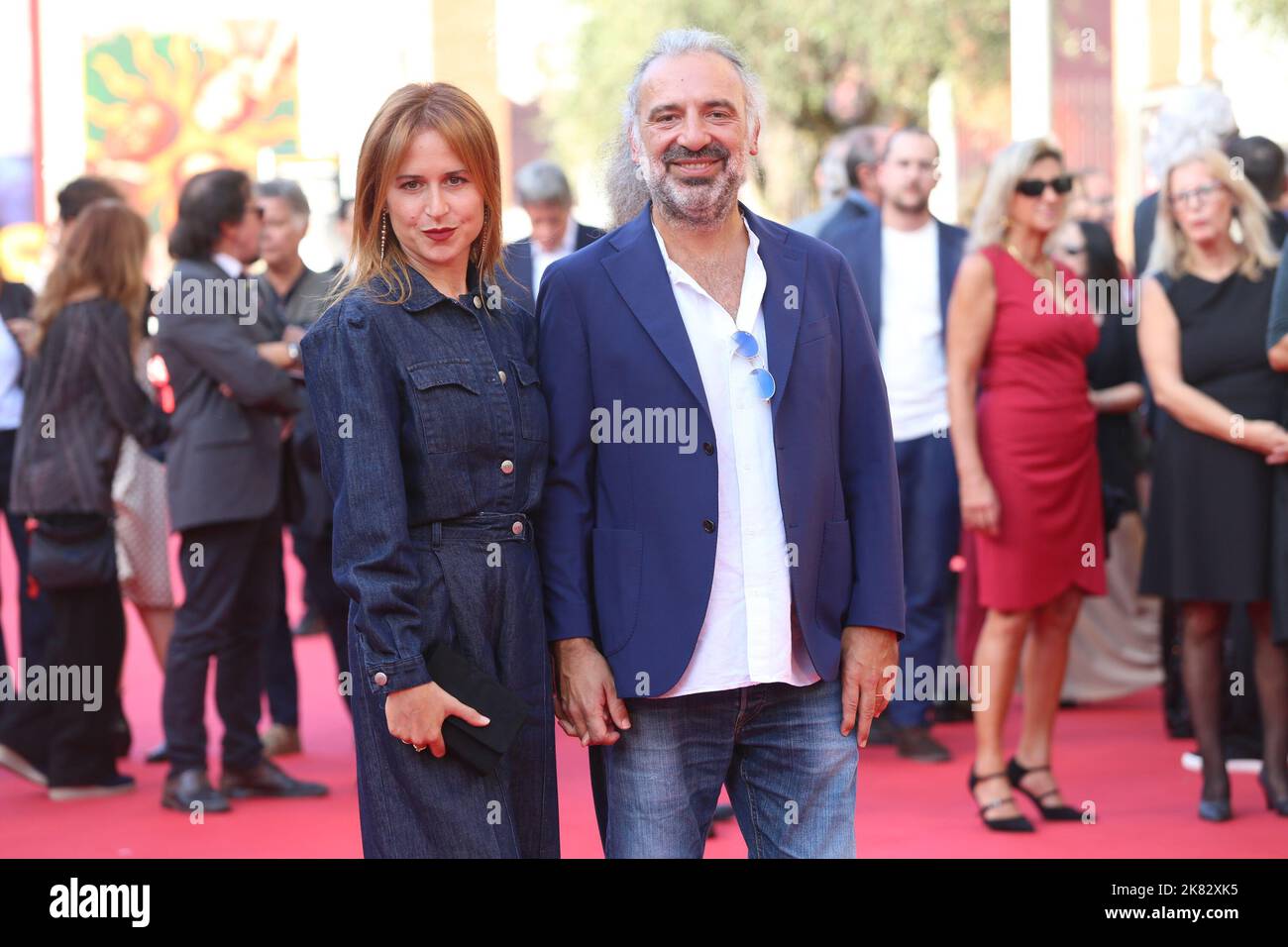 Rome, Italy. 20th Oct, 2022. (l) Valentina Cenni and (r) Stefano ...