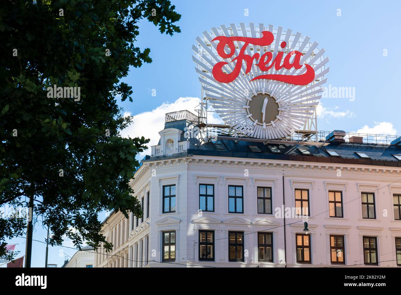 Old Commercial Sign For The Norwegian Chocolate Freia. Norwegian ...