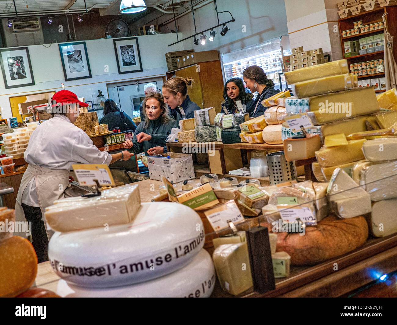Market store stall tasting samples inside hi-res stock photography and ...