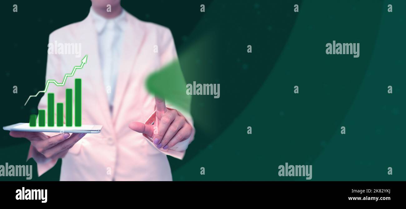 Business Man Presenting New Futuristic Technologies Stock Photo - Alamy