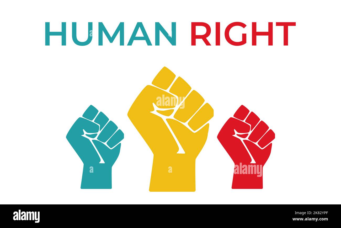 International Human Rights Day. An illustration of global equality and ...