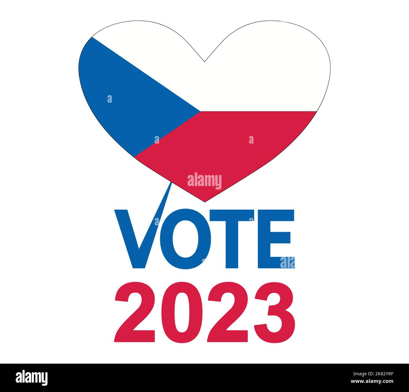 Czech Election Day 2023. President and Parliament. National Day Stock ...