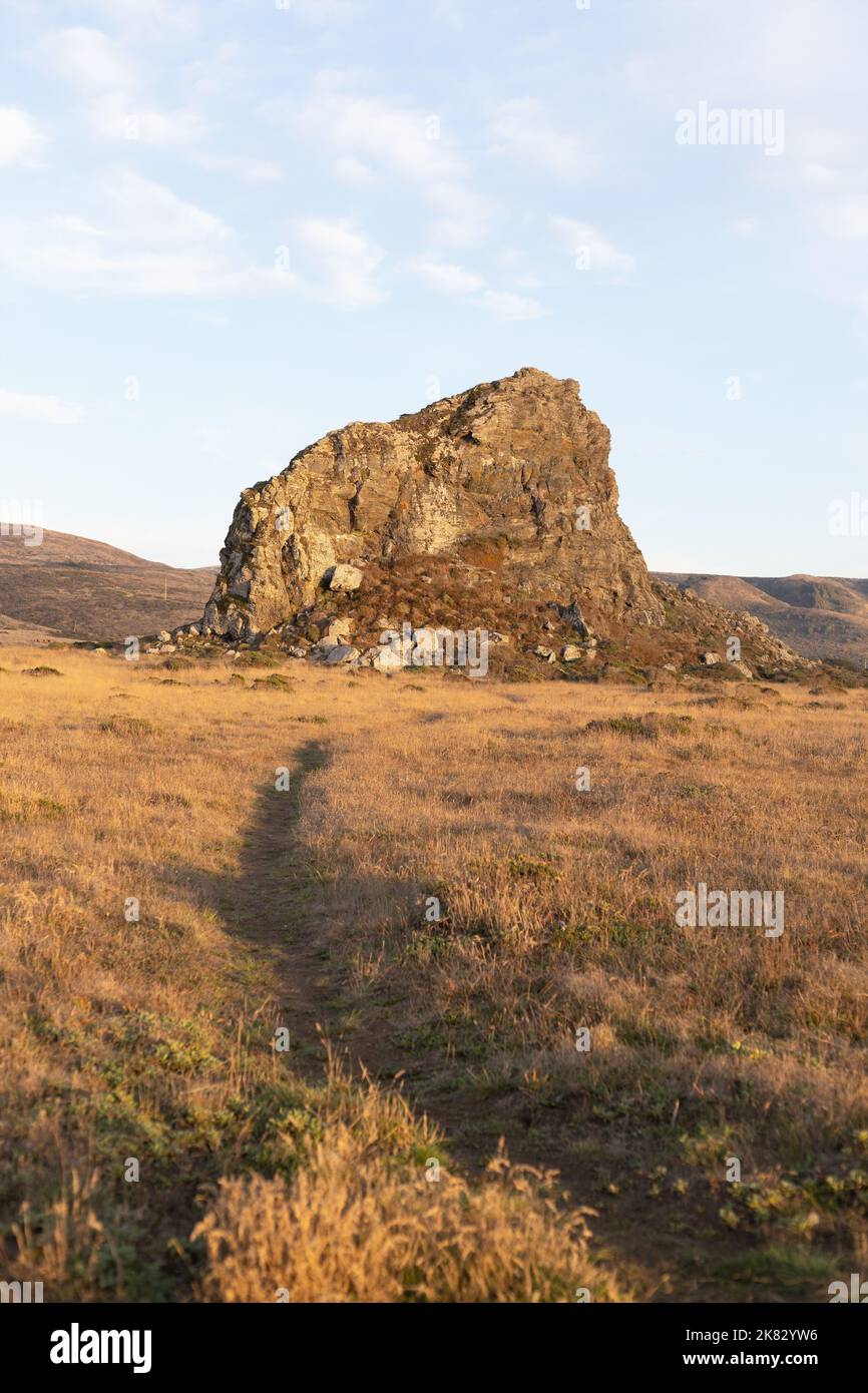 Rocks used by mammoths in prehistoric times for rubbing and scratching ...