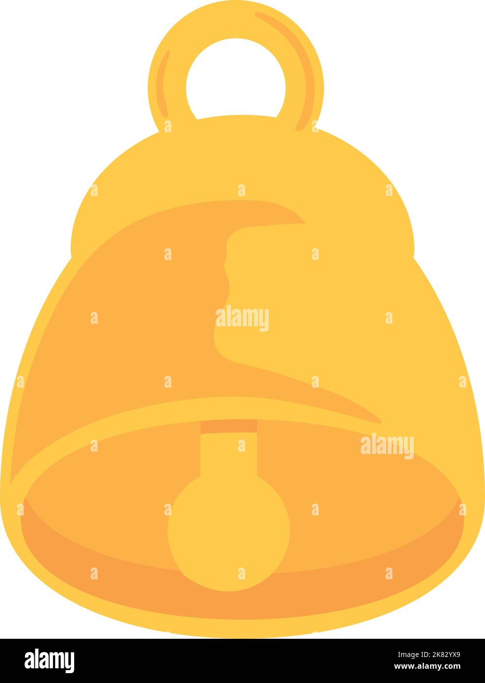 gold bell decoration Stock Vector Image & Art - Alamy