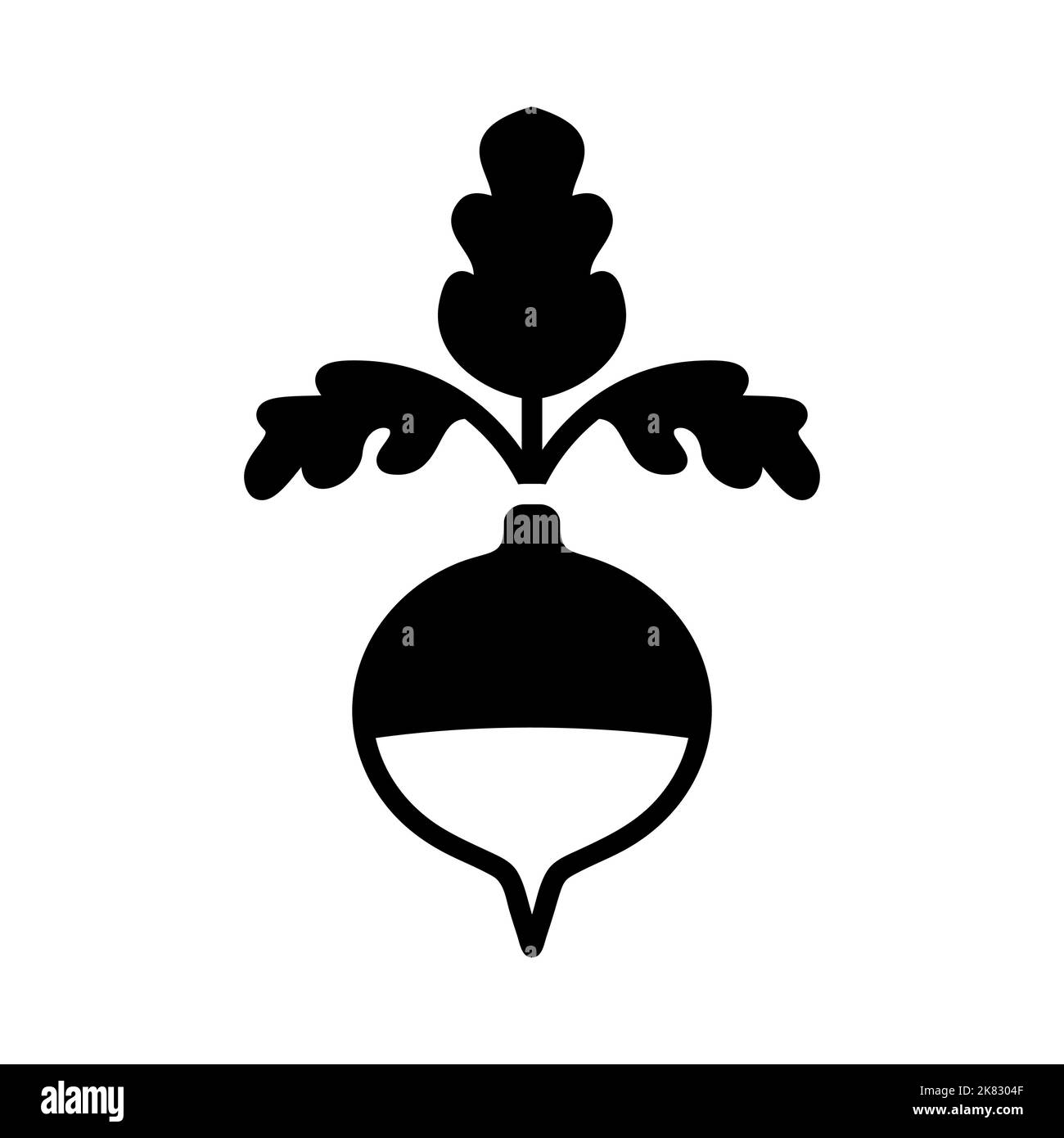 Turnip vector vectors Black and White Stock Photos & Images - Alamy