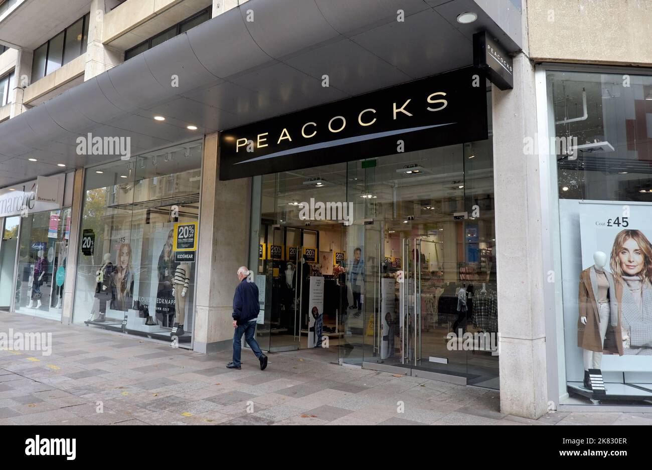 Peacocks shopping centre hi-res stock photography and images - Alamy