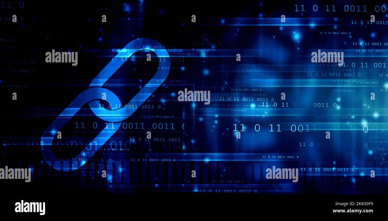 2d illustration Cyber Security concept: pixelated handcuffs icon on ...