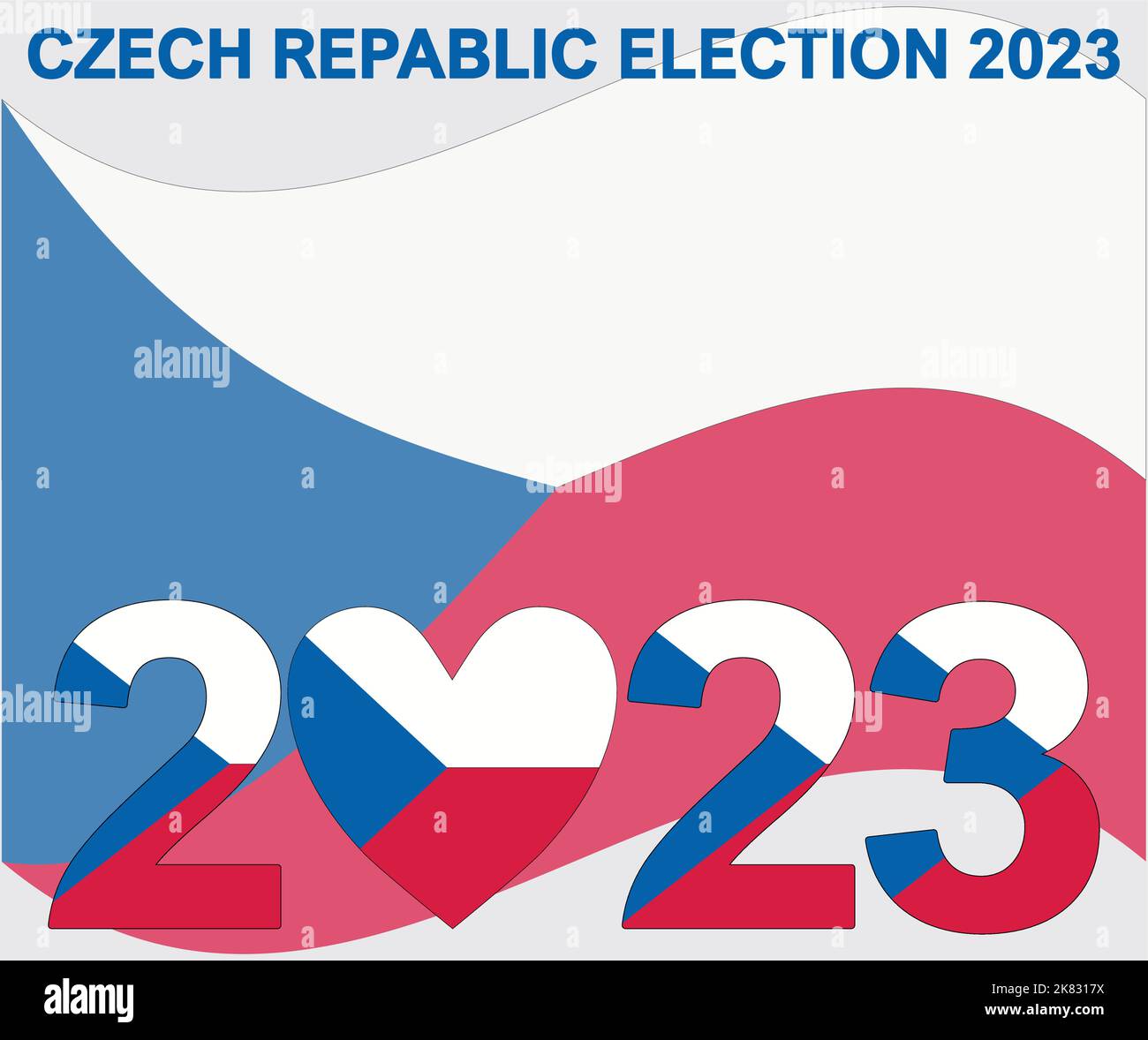 Czech Election Day 2023. President and Parliament. National Day Stock ...