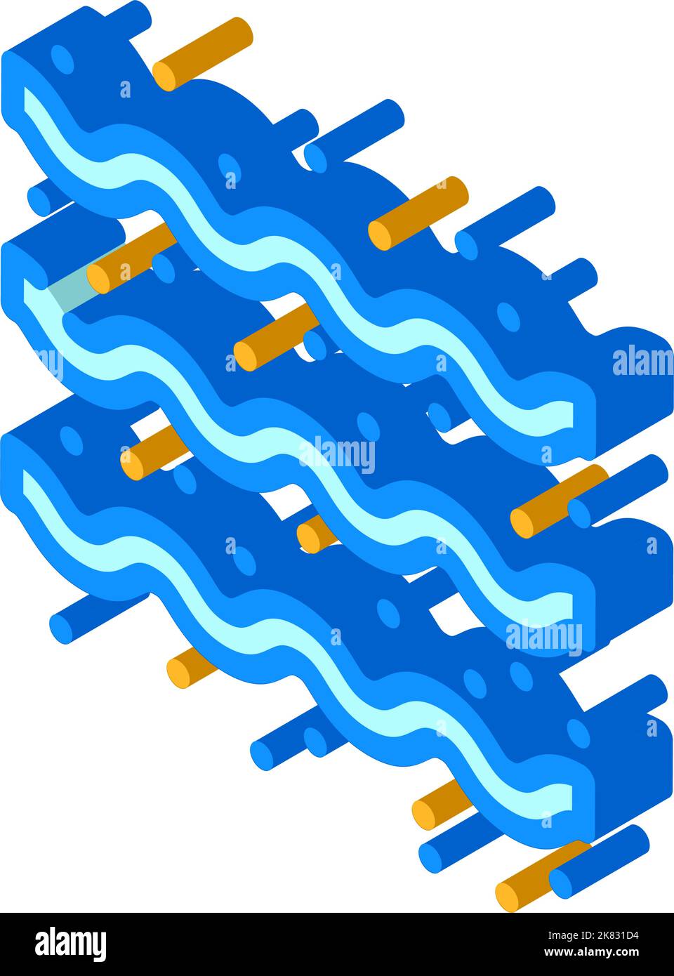 air wave isometric icon vector illustration Stock Vector Image & Art ...