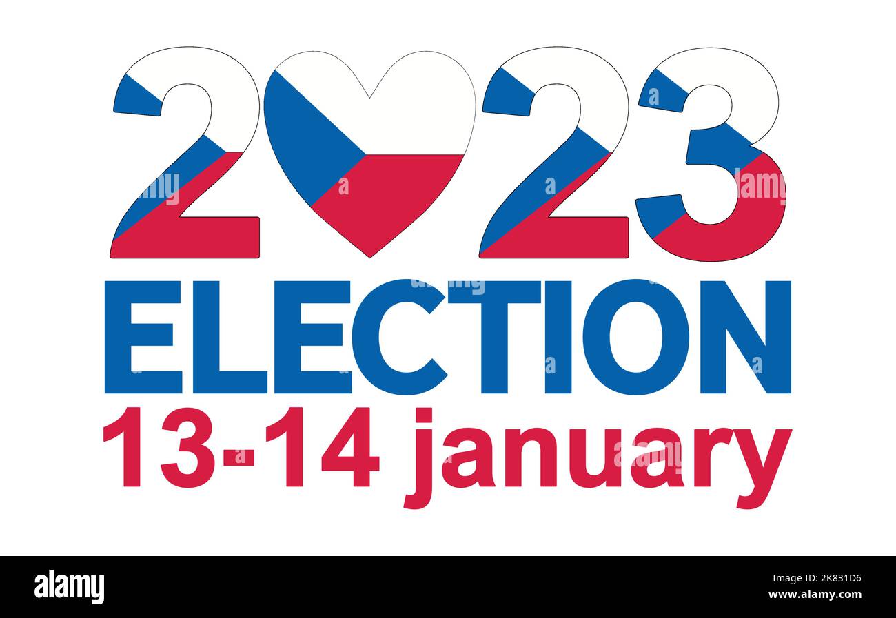 Czech Election Day 2023. President and Parliament. National Day Stock ...