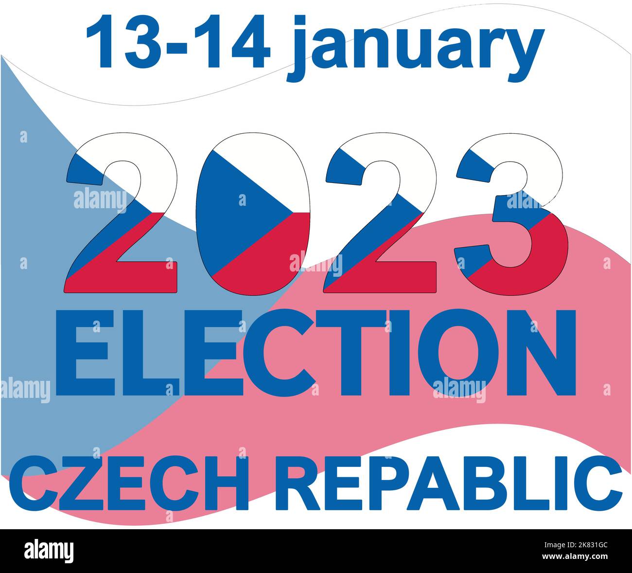 Czech Election Day 2023. President and Parliament. National Day Stock ...