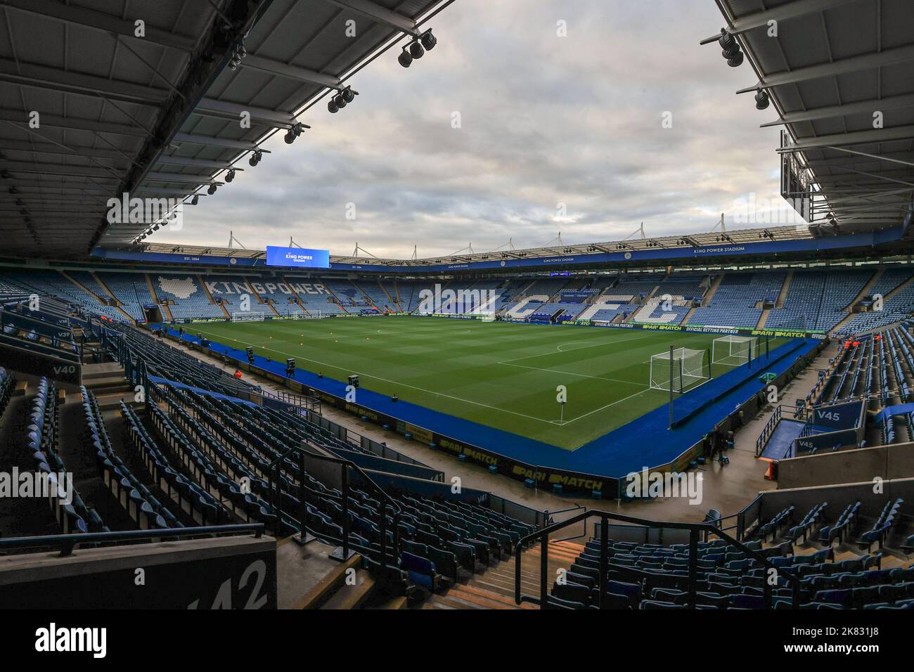 King power stadium gv 2022 hi-res stock photography and images - Alamy