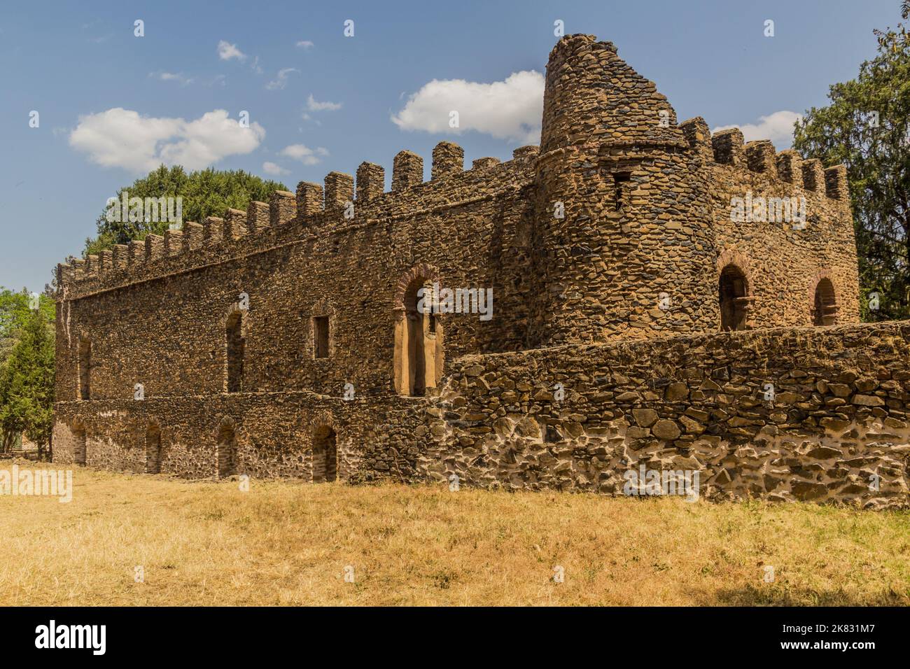 Castle of the emperor Fasilides in Gondar, Ethiopia Stock Photo - Alamy
