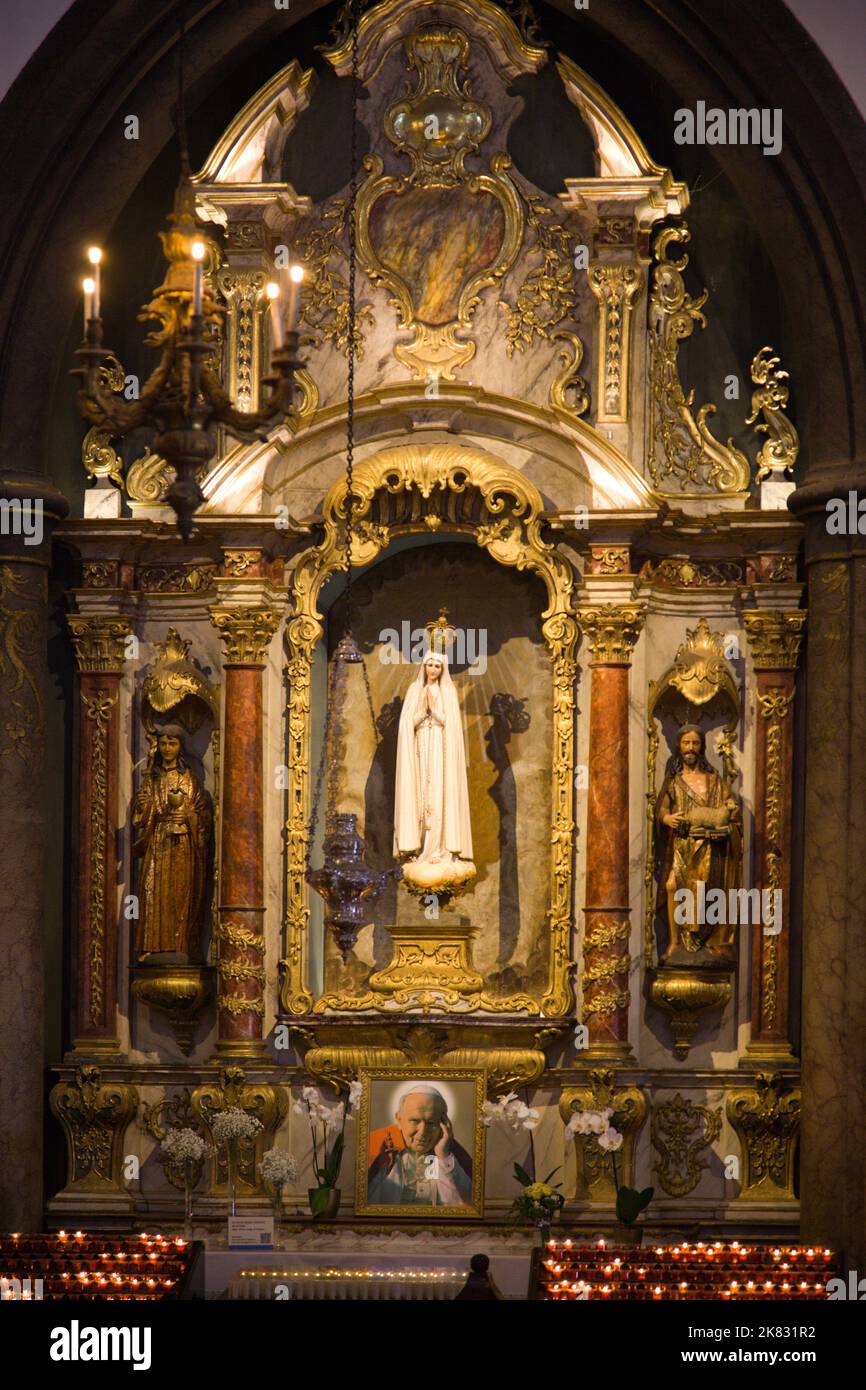 Portugal, Madeira, Funchal, Sé, Cathedral, interior Stock Photo - Alamy