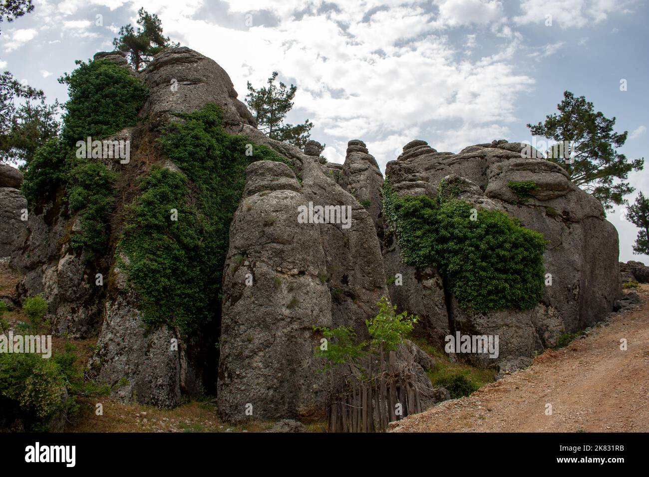 Sedimentary rocks, Taurus Mountains, Köprülü Canyon National Park ...