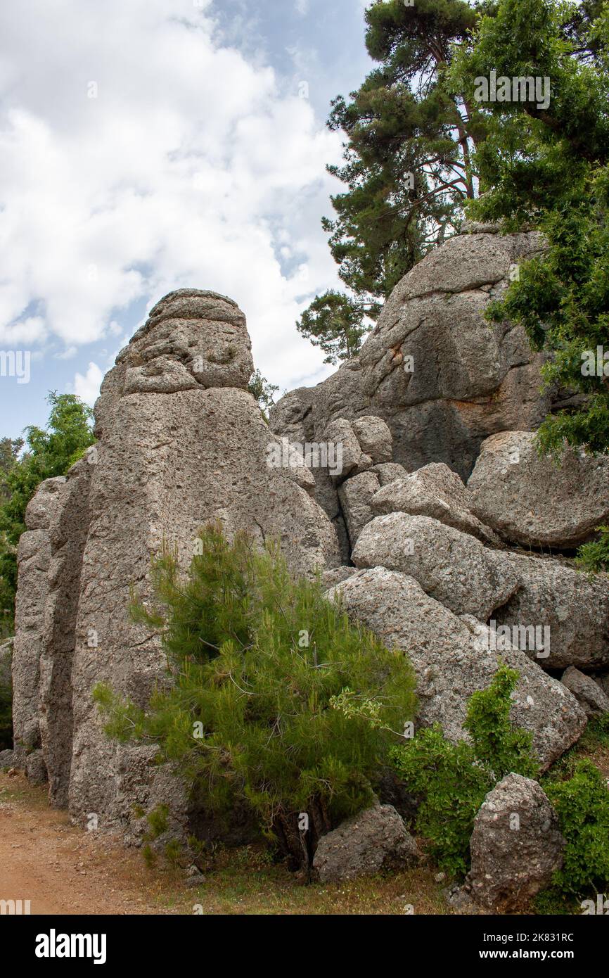 Sedimentary rocks, Taurus Mountains, Köprülü Canyon National Park ...