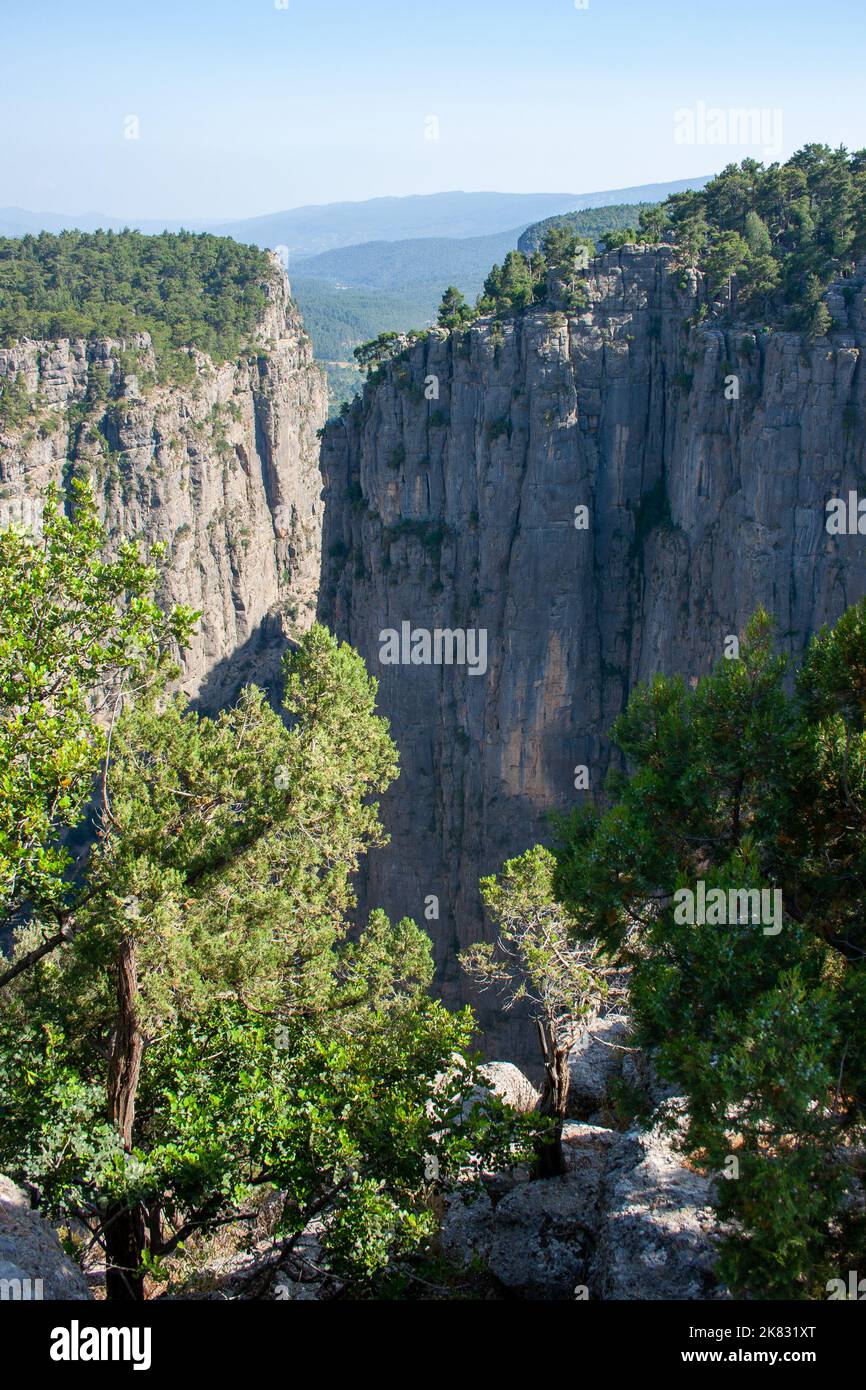 Köprülü Canyon, canyon, 400m deep, with Köprüçay river, Taurus ...