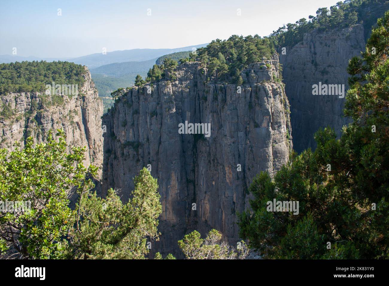 Köprülü Canyon, canyon, 400m deep, with Köprüçay river, Taurus ...