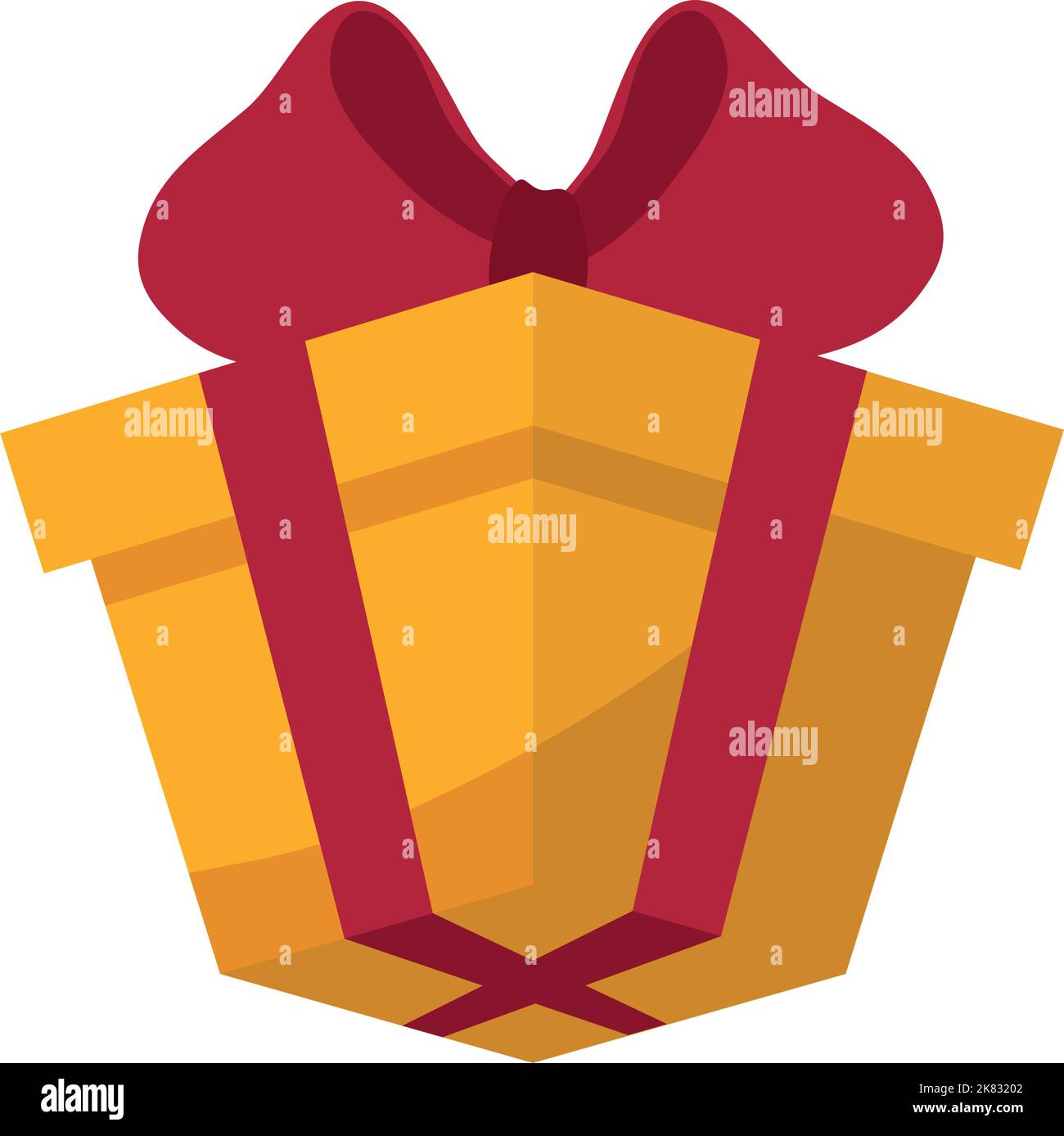 yellow gift box, boxing day Stock Vector Image & Art - Alamy