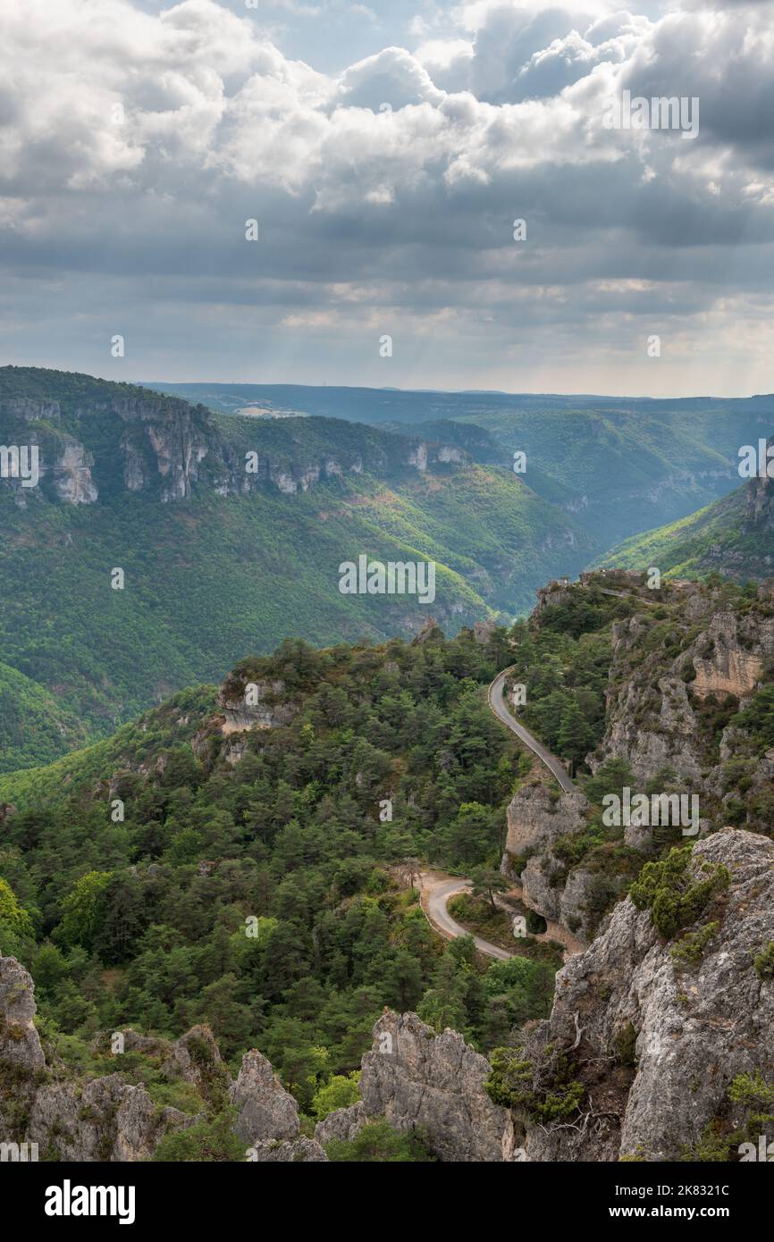 The city of stones, within Grands Causses Regional Natural Park, listed ...