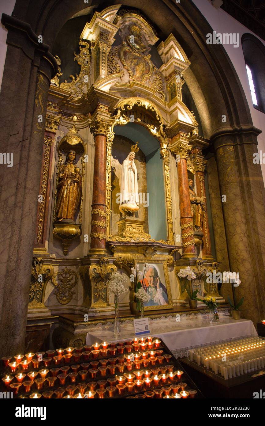 Portugal, Madeira, Funchal, Sé, Cathedral, interior Stock Photo - Alamy