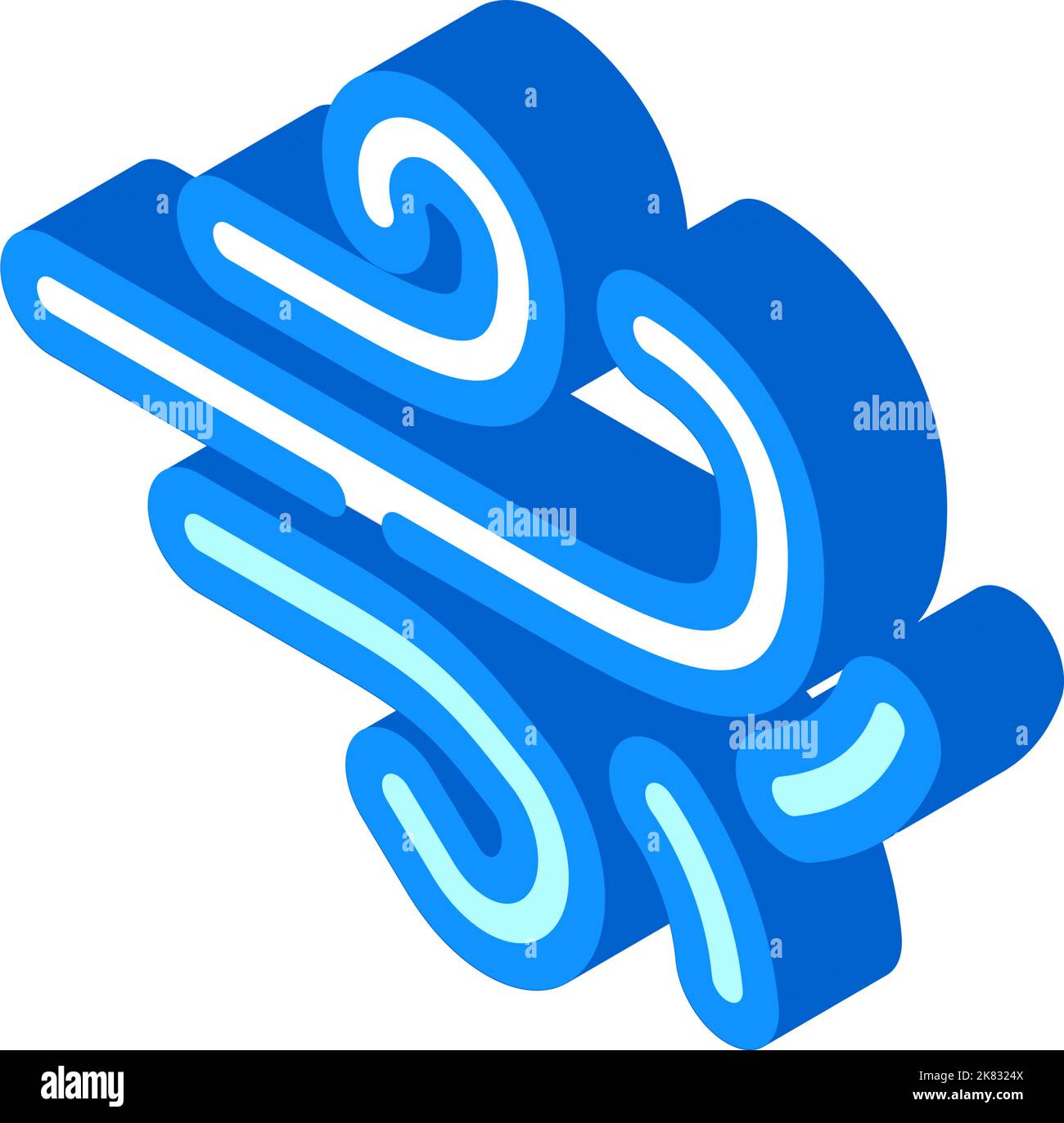 wind air clean isometric icon vector illustration Stock Vector Image ...