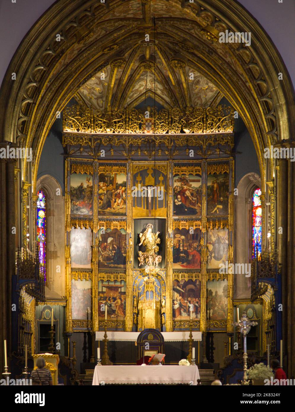 Portugal, Madeira, Funchal, Sé, Cathedral, interior Stock Photo - Alamy
