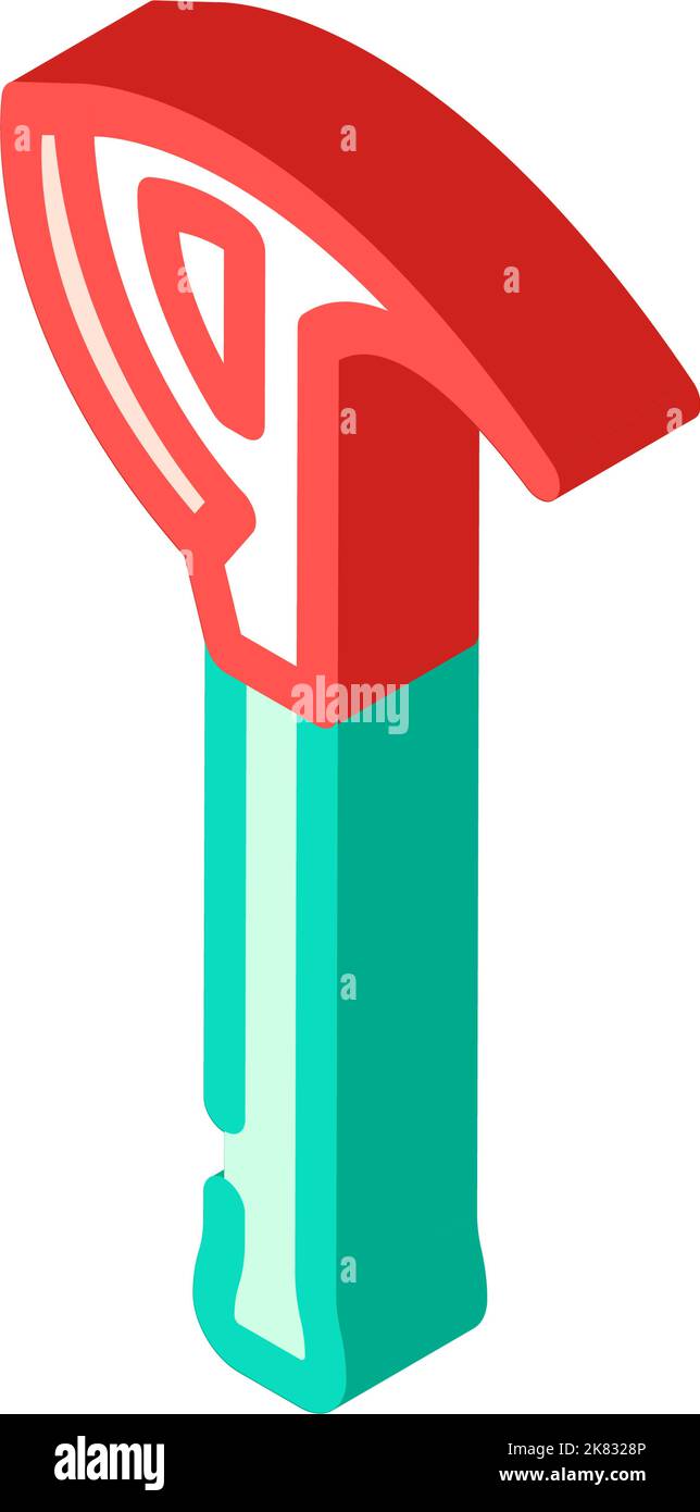 crash axe tool isometric icon vector illustration Stock Vector Image ...