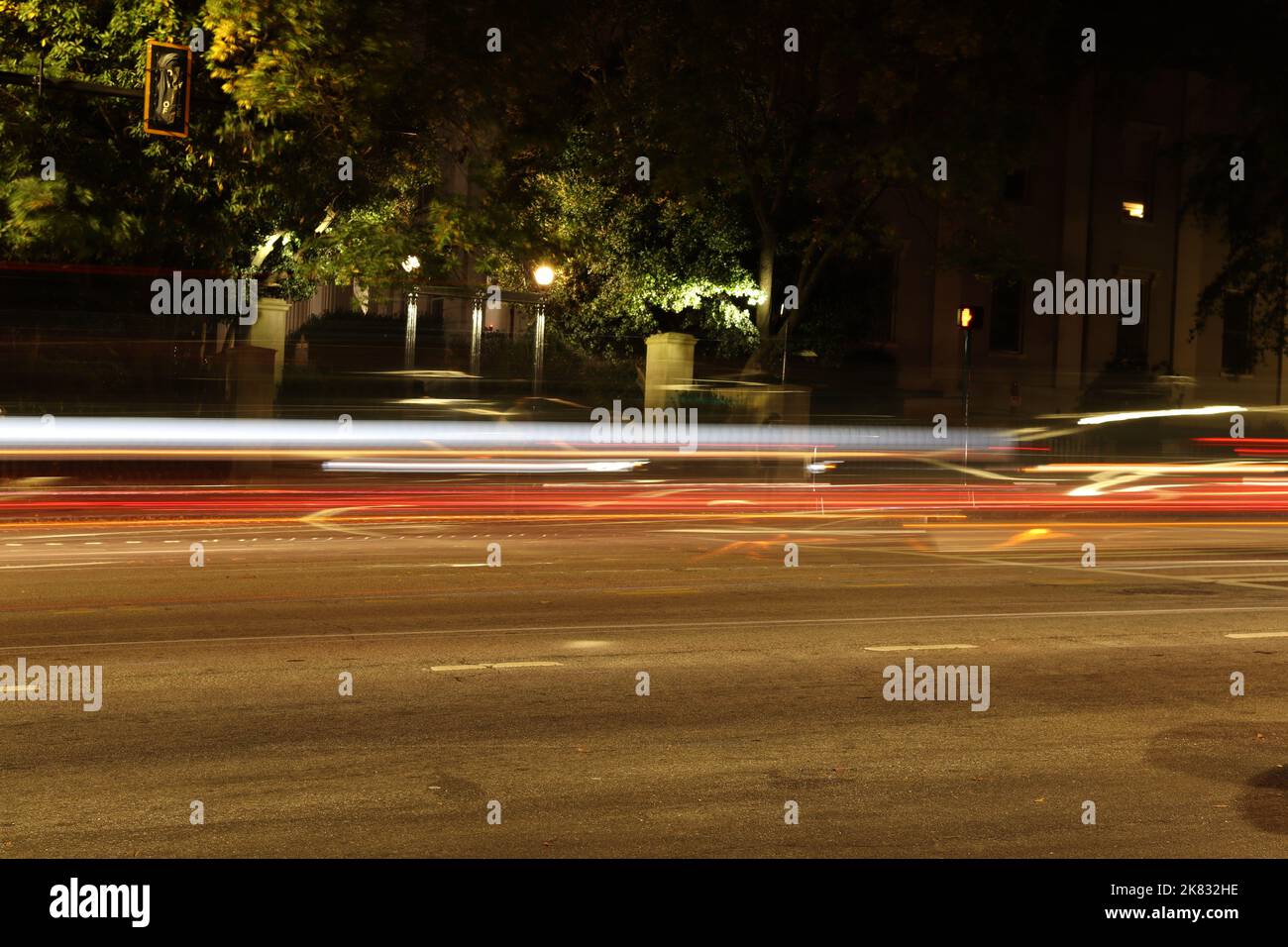 Long exposure photography in front of the UGA arches Stock Photo - Alamy