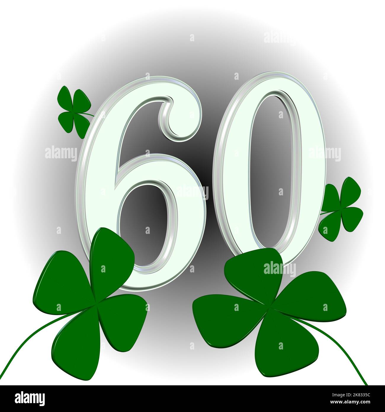 60th birthday illustration hi-res stock photography and images - Alamy