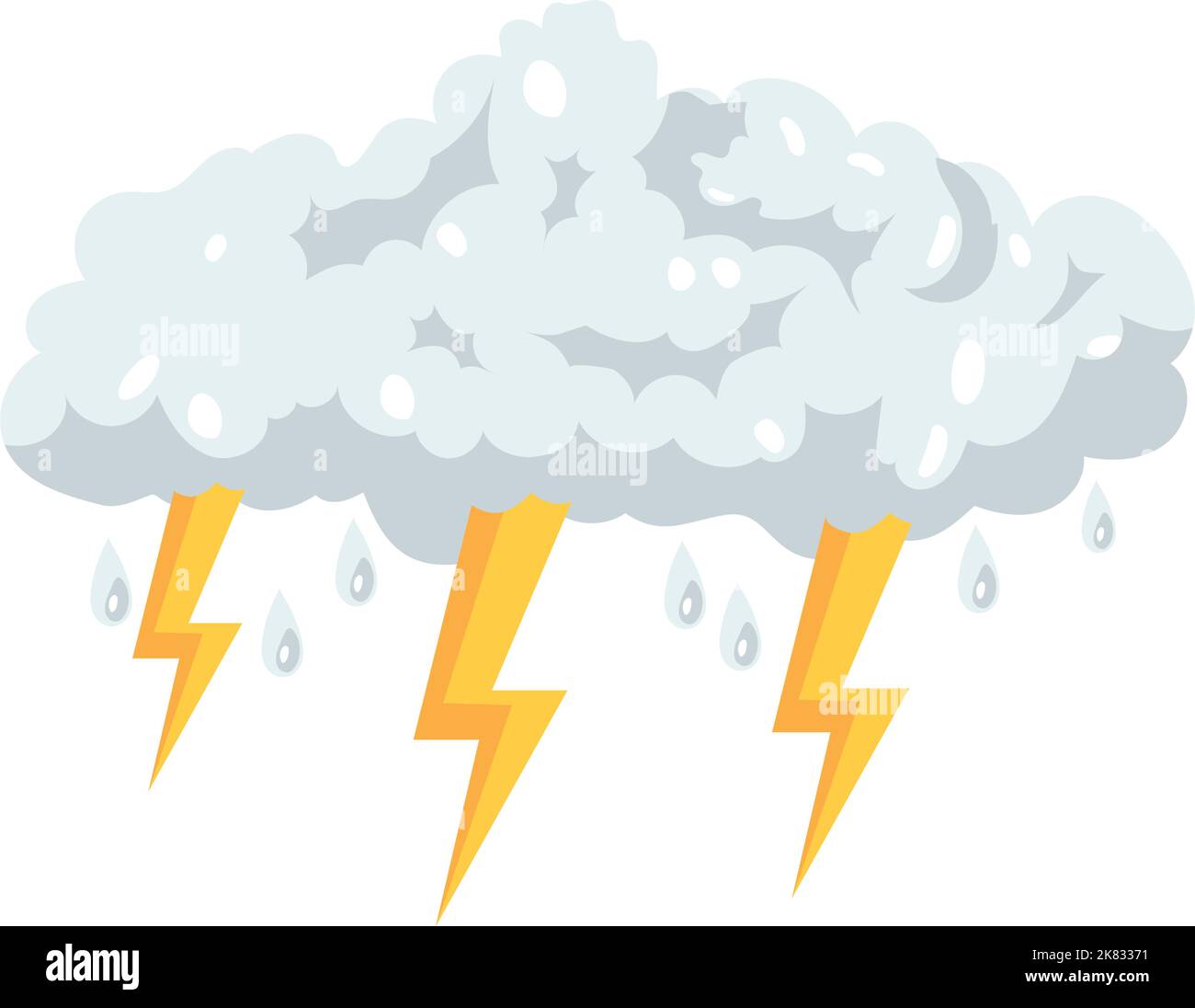 Dramatic rain storm clouds Cut Out Stock Images & Pictures - Alamy