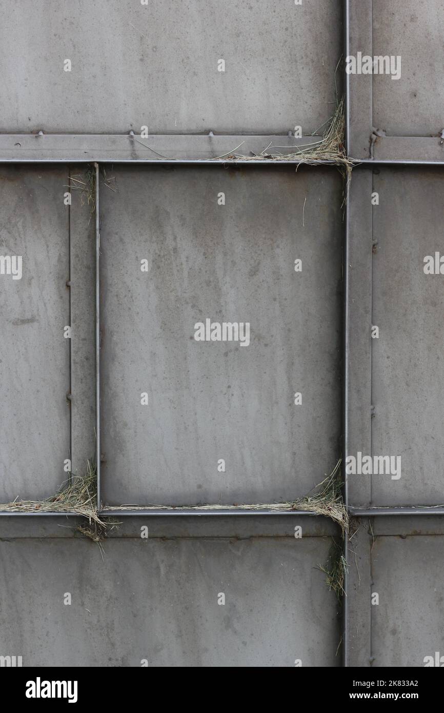 Aged structural steel detail panel Stock Photo - Alamy