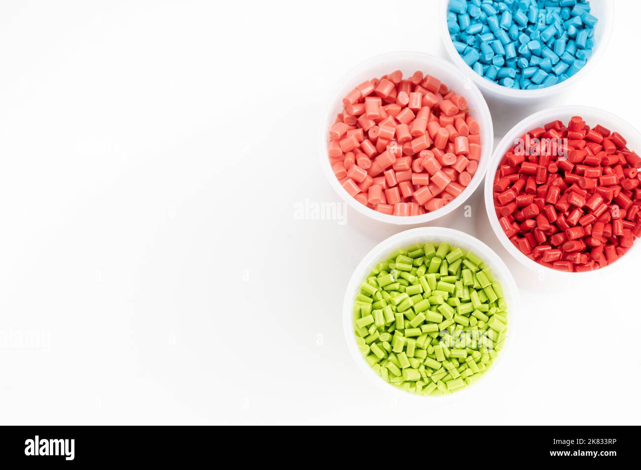 Plastic granules close up for holding,Colorful Plastic granules with ...