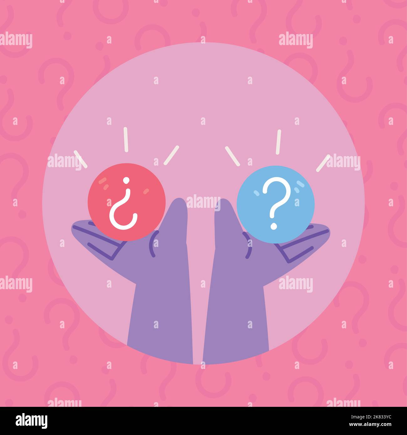hands and difficult choice Stock Vector Image & Art - Alamy