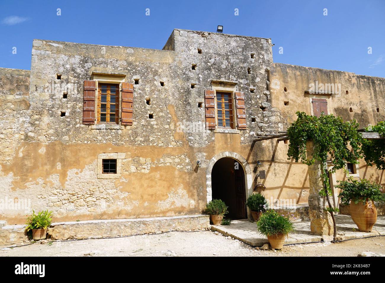 Arkadi Monastery, Crete, Greece, Europe Stock Photo - Alamy
