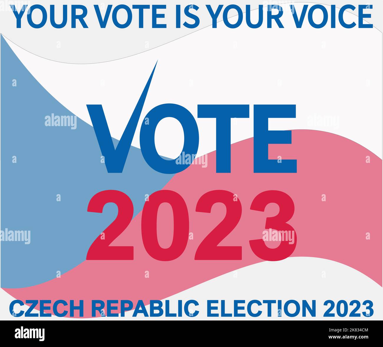 Czech Election Day 2023. President and Parliament. National Day Stock ...