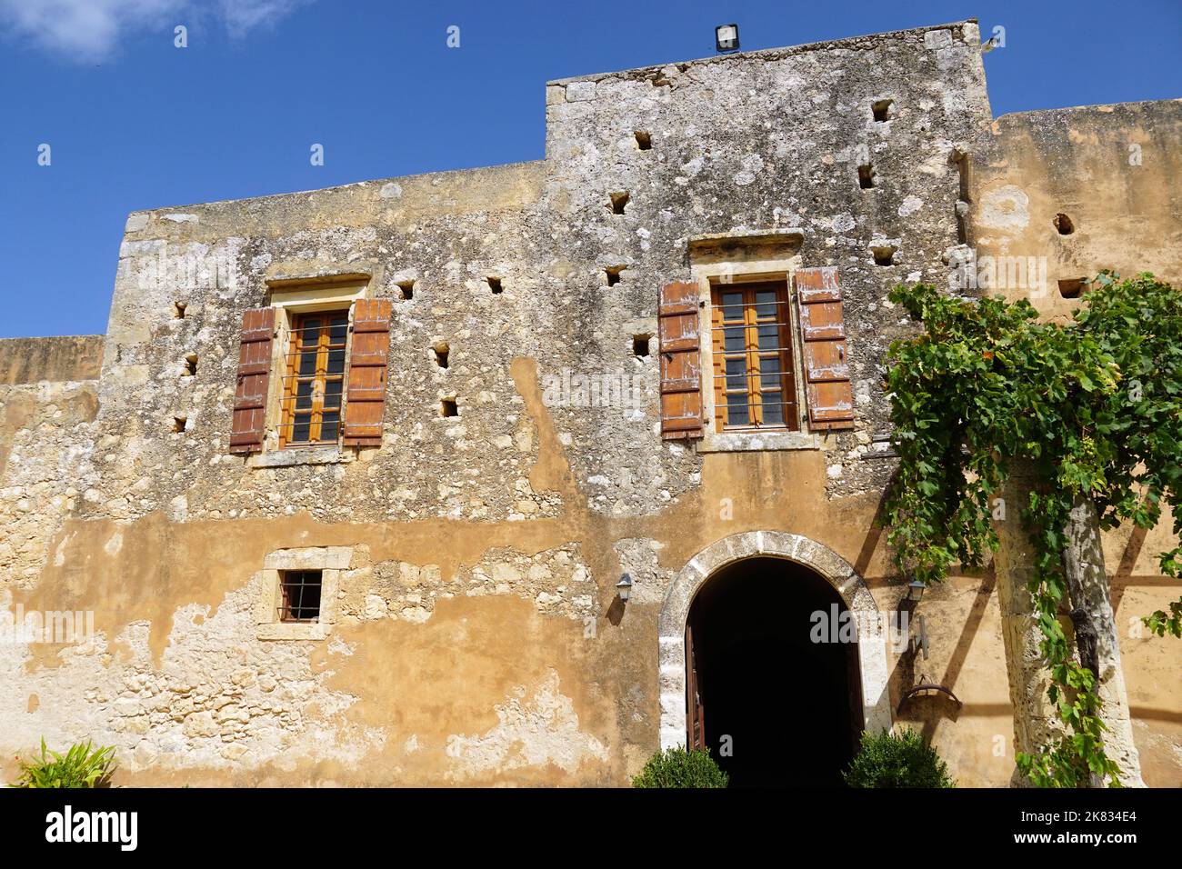 Arkadi Monastery, Crete, Greece, Europe Stock Photo - Alamy